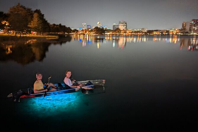 LED Glow in the Dark Clear Kayak or Clear Paddleboard in Paradise - Pricing and Value