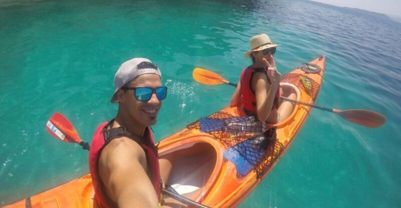 Lefkada: Hidden Blue Cave Kayak Trip with Lunch & Fruits - Secluded Beaches and Snorkeling with Starfish