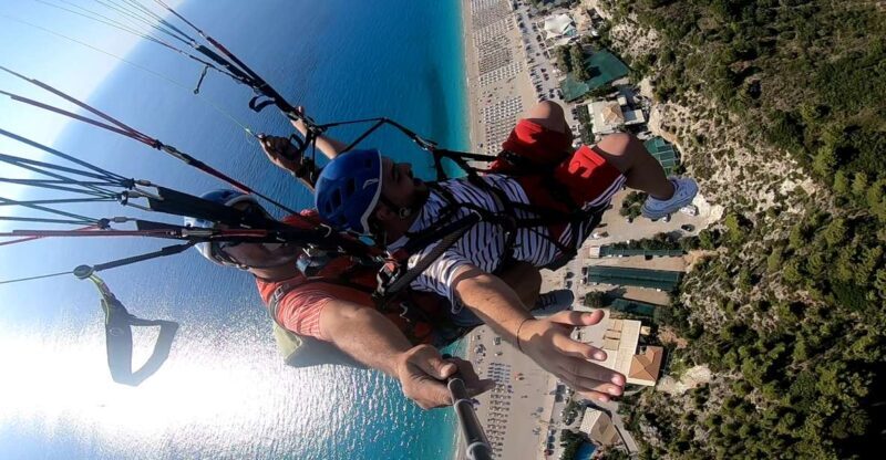 Lefkada paragliding tandem flighs/ Kathisma beach - Key Points