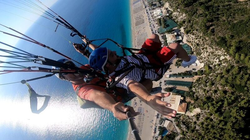 Lefkada paragliding tandem flighs/ Kathisma beach - The Route and the Experience
