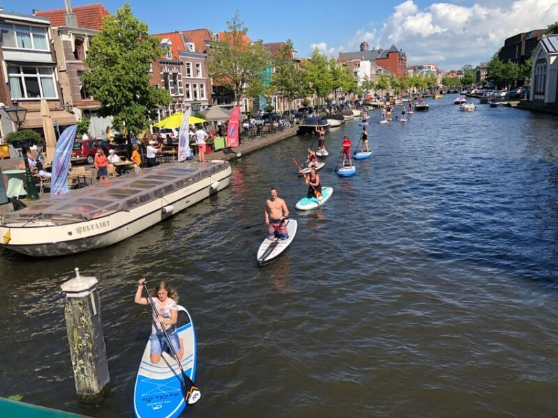 Leiden: Paddleboard Rental to Explore Leiden's Canals - The Pros and Cons of Paddleboarding in Leiden