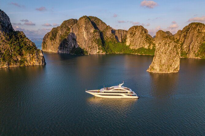 Leona Cruise Ha Long 5 Star Day Ship with Jacuzzi and Lunch - The Sum Up