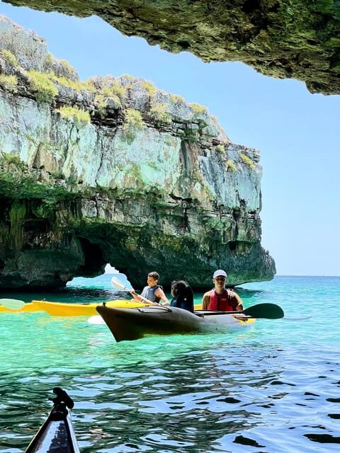 Leuca kayak tour + swimming + speleo-trek in cave - The Experience: Why It Stands Out