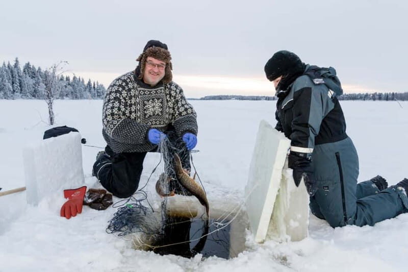 Levi: Ice Fishing by Snowmobile - Key Points