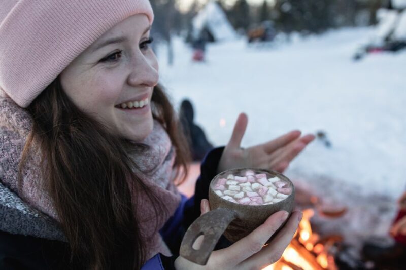 Levi: Snowmobile Safari with Ice Fishing and Outdoor Lunch - Key Points
