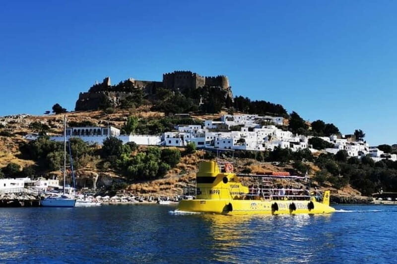 Lindos: 3Hour Hippo Submarine with Swim Stop at Navarone Bay - FAQ