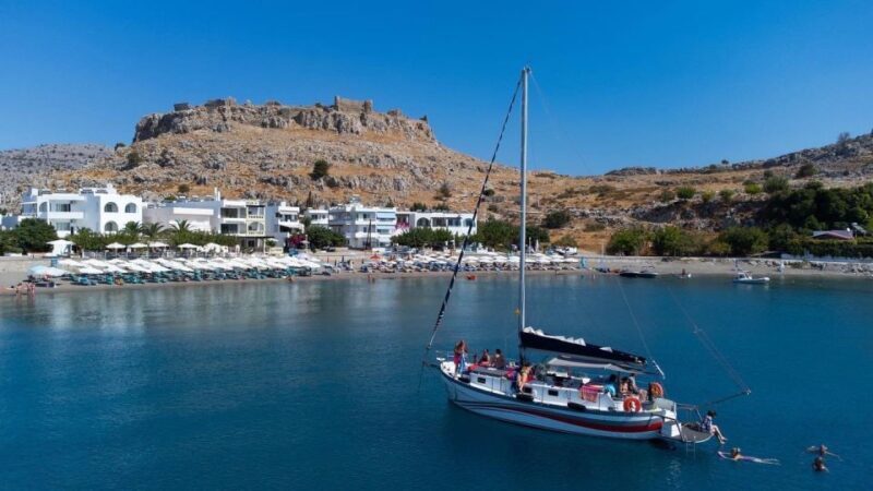 Lindos: Sailboat Cruise with Prosecco and more - The Experience in Practice