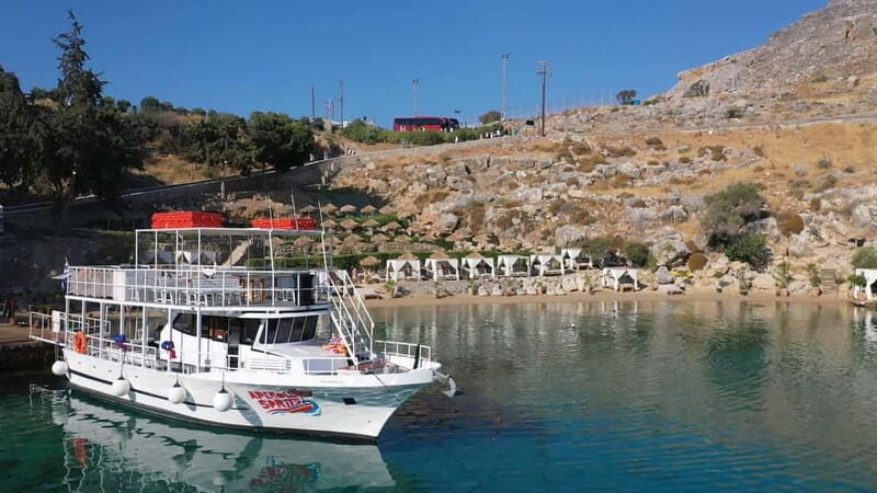 Lindos: The Aperoll Spritz boat trip, 4 swim stops - Key Points