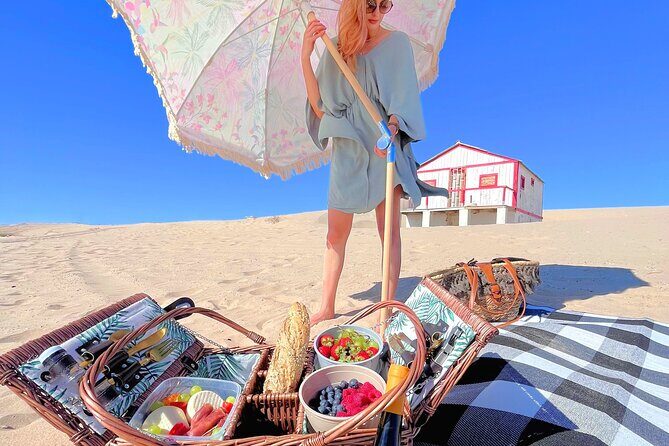 Lisbon Brunch Beach Picnic with Beach Set-up and Transfers - Key Points