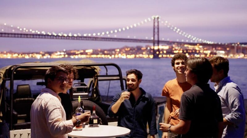LISBON BY NIGHT in a Vintage Jeep with FOOD & DRINK Tastings - Key Points