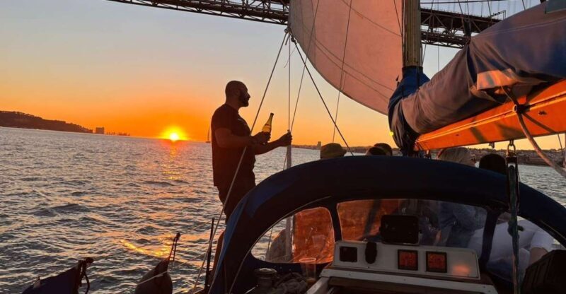 Lisbon: Sailboat Sunset Tour with a Drink - The Experience in Detail