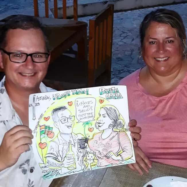 Live Caricature Experience in Punta Cana - The Value of the Experience