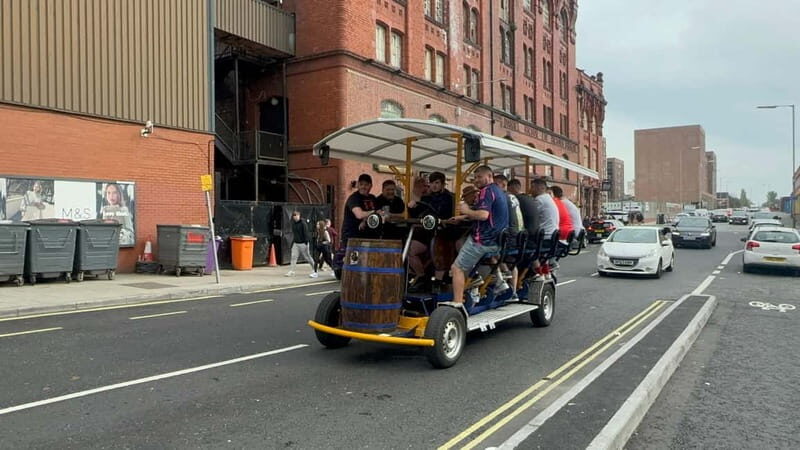 LIVERPOOL BEER BIKE WITH BEER INCLUDED - Key Points