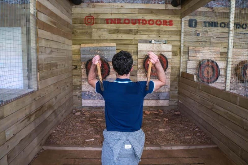 Llangollen: Axe Throwing, Archery and Air Rifles Combo - An Introduction to the Activity