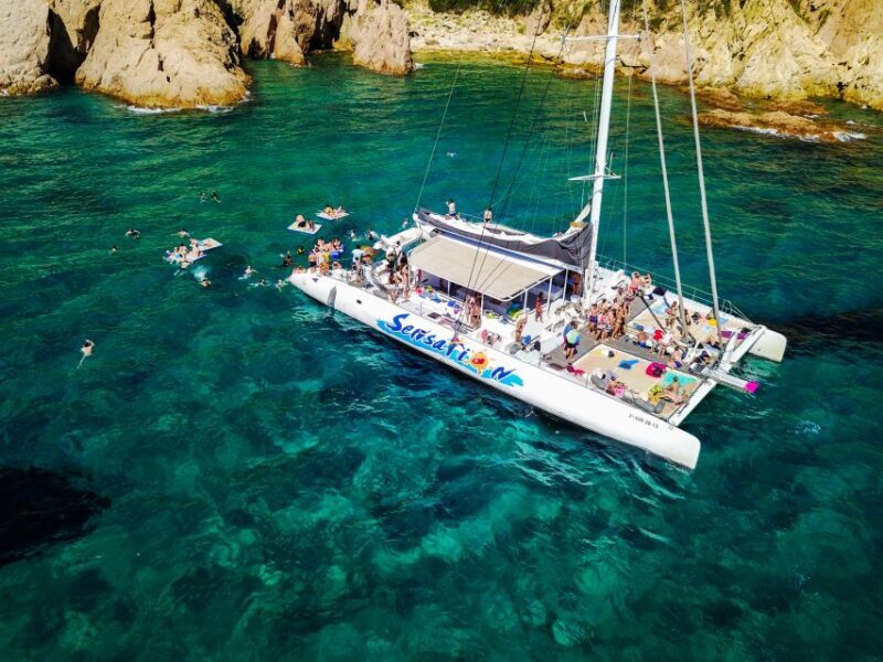 Lloret de Mar: Catamaran Sailing Cruise with BBQ and Drinks - FAQs