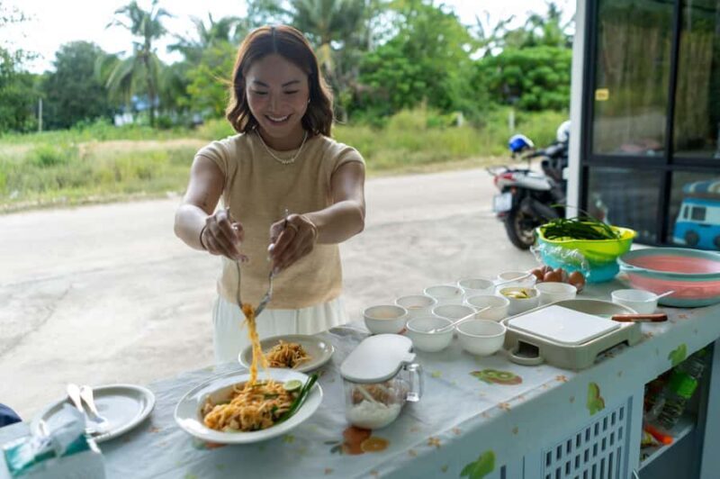 Local Krabi: Cooking Demo, Market Walk, Bamboo Raft & Fruit - Key Points