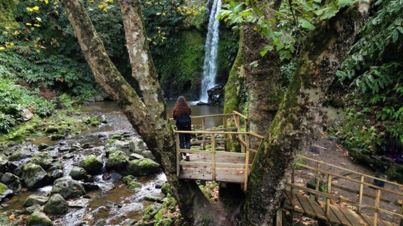Lomba de São Pedro: Waterfall Hiking Tour with Tea Tasting - The Itinerary in Detail