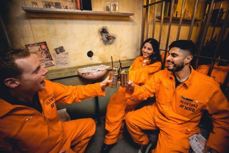 London: Alcotraz Immersive Prison Cocktail Experience Ticket - Who Will Love Alcotraz?