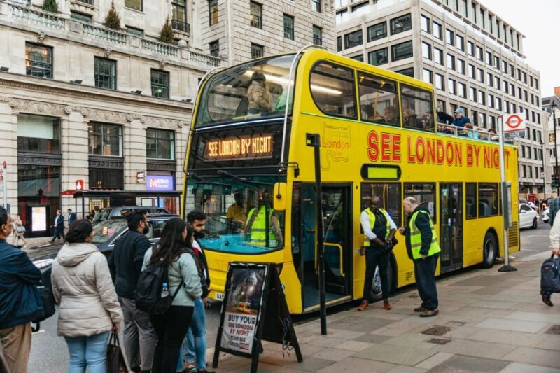 London: London by Night Sightseeing Open-Top Bus Tour - FAQ