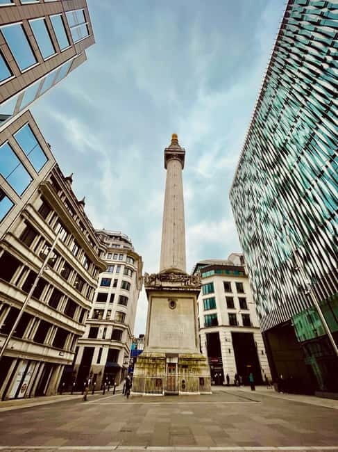 London: London's Burning ! Great Fire Of London Walking Tour - Starting Point: Outside Monument Station