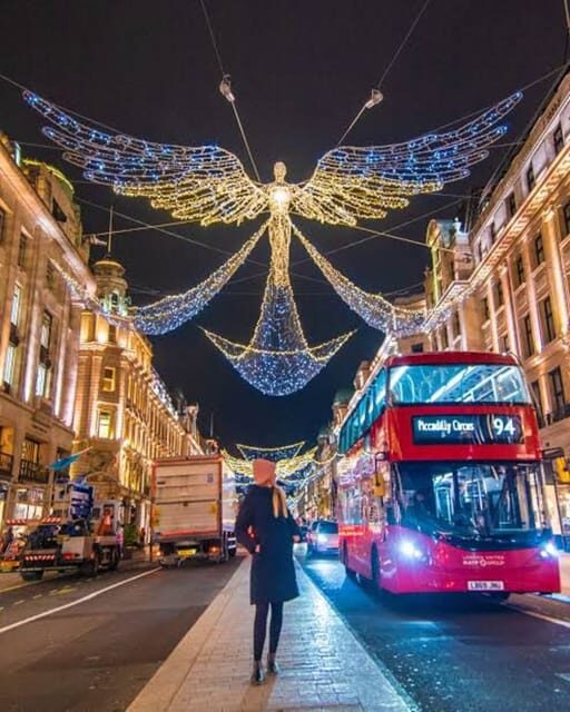 London: Magical Christmas Lights Guided Tour by Private Taxi - The Highlights in Detail