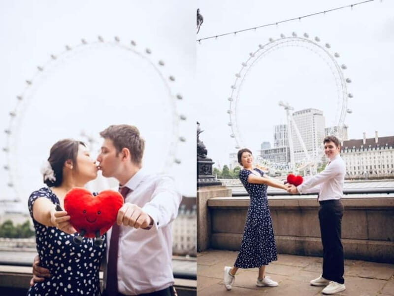 London: Private Couples Photography Session with Landmarks - Authentic Feedback from Past Clients