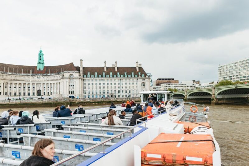 London: River Thames Hop-On Hop-Off Sightseeing Cruise - The Experience from the Deck