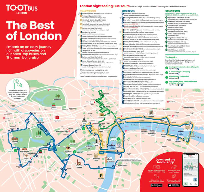 London: Tootbus Must-See Hop-On Hop-Off Bus Tour with Cruise - Practical Tips for Travelers