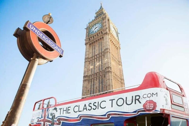London Vintage Bus Tour: Live Comedy Sightseeing Show - Key Points