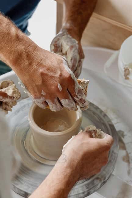 Long Beach: Clay on First - Wheel Throwing Pottery Class - Key Points