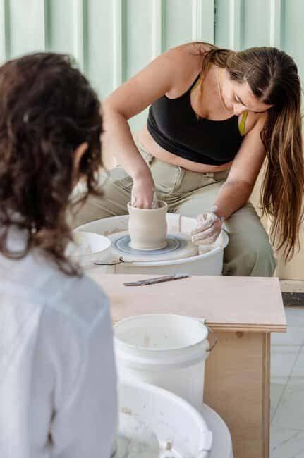 Long Beach: Clay on First - Wheel Throwing Pottery Class - An In-Depth Look at the Pottery Class