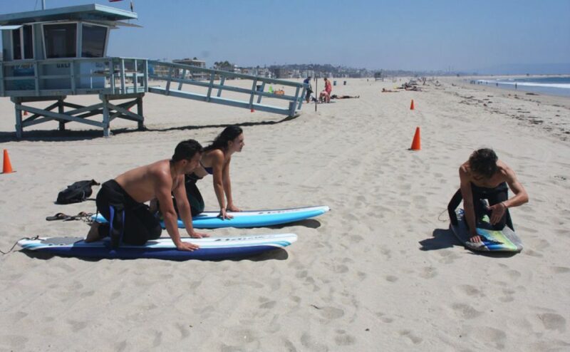Los Angeles: Surfing Lesson in Venice Beach - In the Water