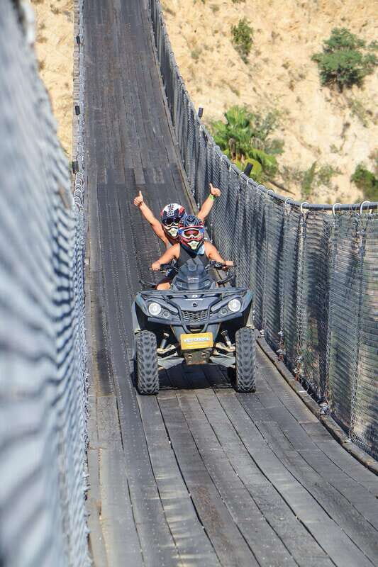 Los Cabos: ATV Off-Road Adventure  Cross the Wooden Bridge - Discovering the Baja Landscape with an ATV