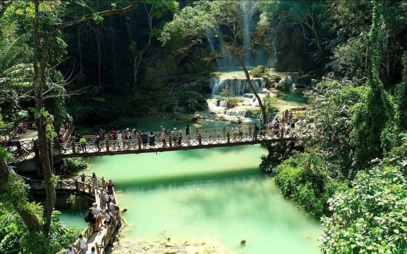 Luang Prabang: Afternoon Kuang Si Waterfalls & Sunset Cruise - Key Points