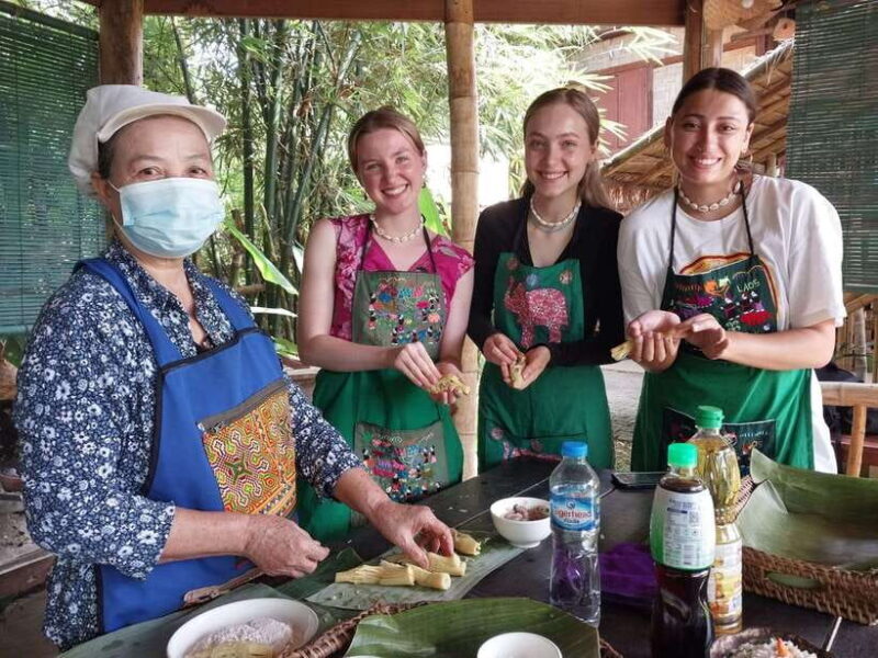 Luang Prabang: Bamboo Experience & Kuang Si Falls Tour - Key Points