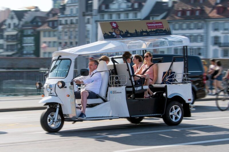 Lucerne: eTukTuk City Tour - An In-Depth Look at the Lucerne eTukTuk Tour