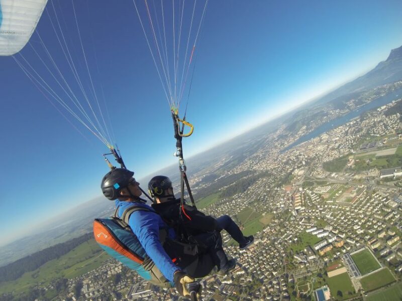 Lucerne: Tandem-Paragliding Flight - Key Points