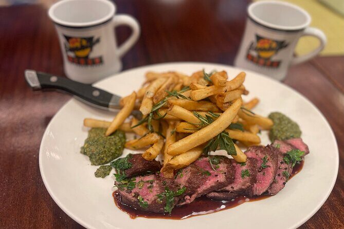 Lunch & Dinner: Filet Mignon, Salad & Unlimited Fries - Introduction: A Taste of New York at Brooklyn Diner 57th Street