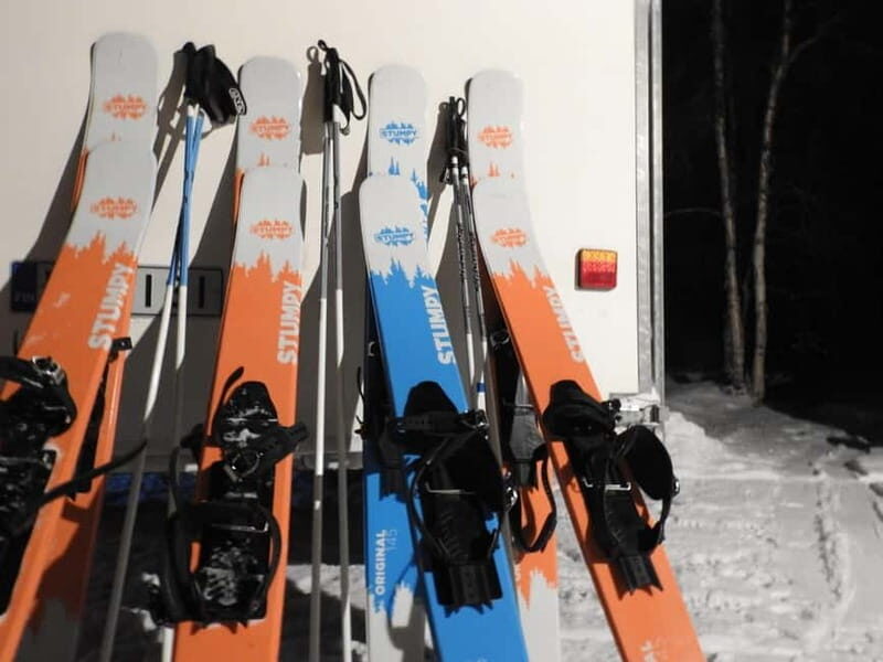 Luosto: Private Sliding Ski Adventure with Local Guide - The Northern Lights Factor