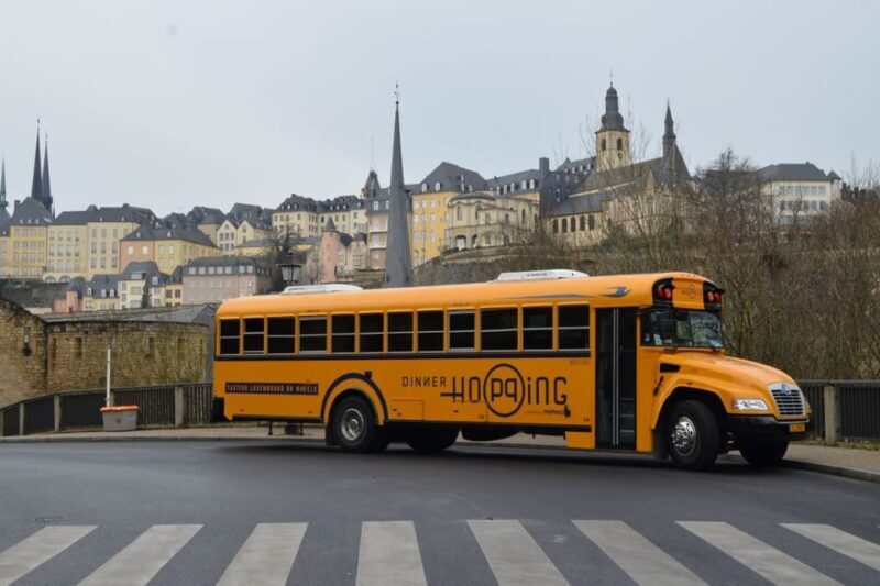 Luxembourg: Gourmet Food Dinner in a Vintage Bus - FAQ