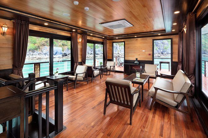 Luxury 5* Halong Bay 1 Day 8 hours cruising and Limousine - Key Points