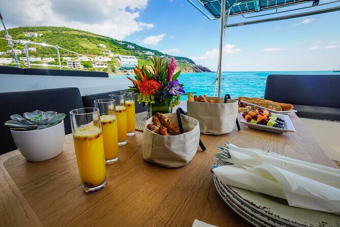 Luxury Catamaran Private Day Sail from St. Maarten to Anguilla - Lunch and Snacks: Gourmet and Generous