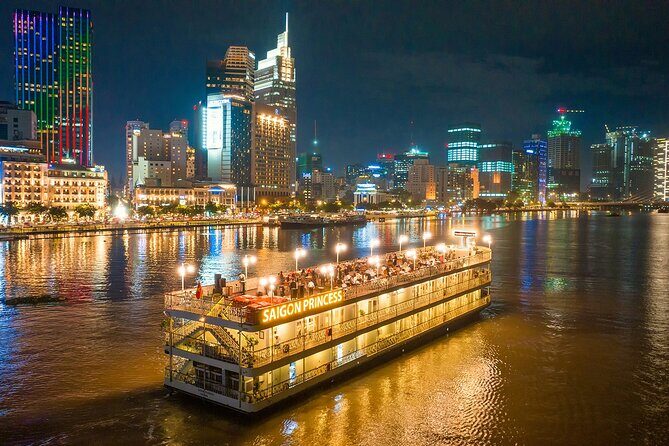Luxury Dinner on Saigon - Ben Thanh Princess Cruise with 3 Course - Key Points