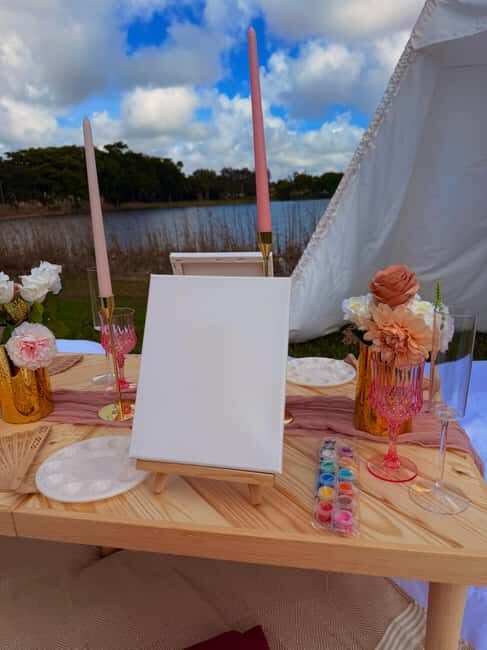 Luxury Outdoor Sip & Paint Experience- Near Miami - An In-Depth Review of the Experience
