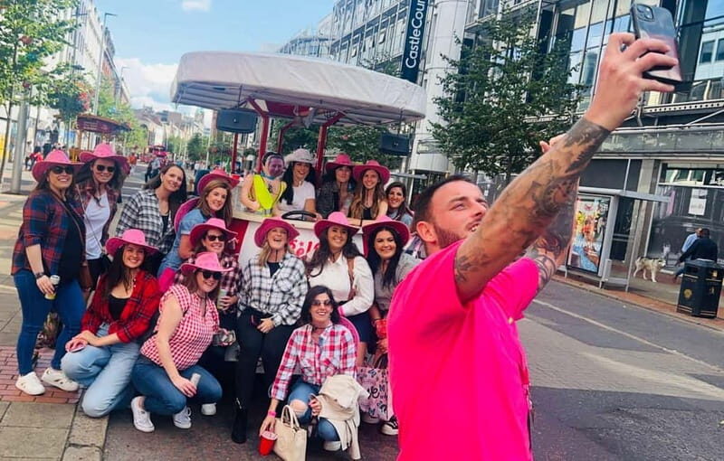 Luxury Pink Hen Party Bike Tour of Belfast - The Practicalities