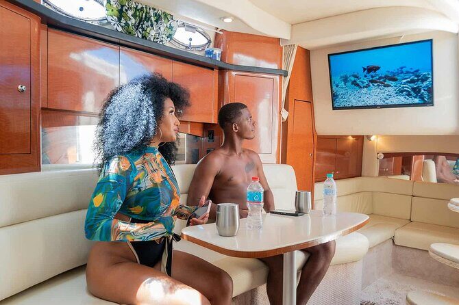 Luxury Private Yacht (37ft) Snorkeling & Natural Pool, Punta Cana - Paddle Boarding & Floating Platform: Fun for All