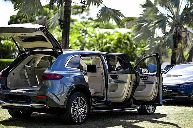 Luxury VIP Barbados Airport Transfer - West Coast | Mercedes EQS - Real Traveler Insights