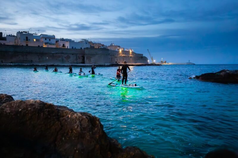 LUZ Sunset in SUP with Aperitif and light show - Experience the Magic of Apulias Sunset on SUP with Aperitif and Light Show