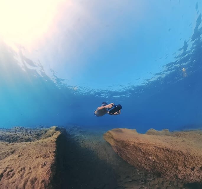 Lygaria Beach: Underwater Sea Scooter - Key Points