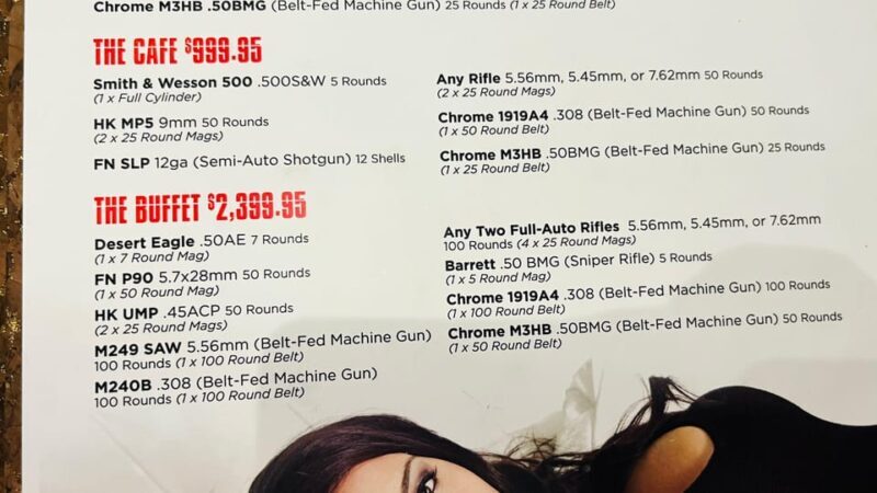Machine Gun Shooting! - Past Reviews and Experiences